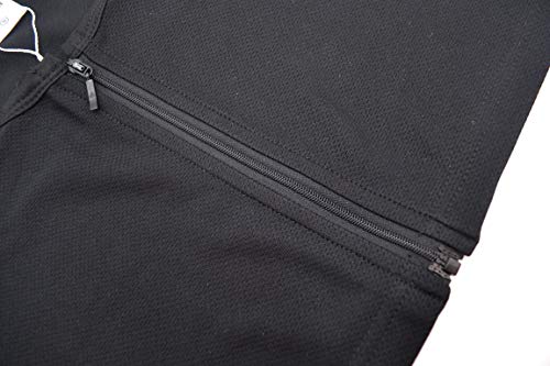 BaronHong Tomboy Trans Lesbian Middle Zipper Mesh Chest Binder Corset Plus Size Short Tank Top(Black,M)