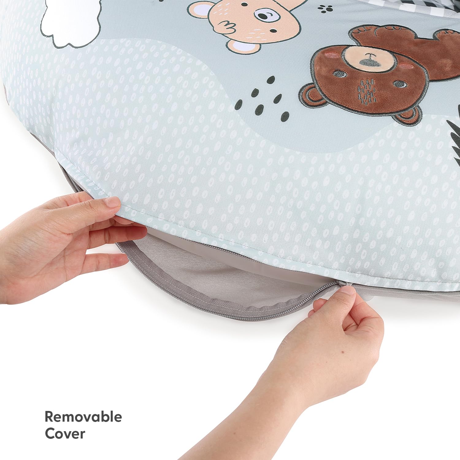 The Peanutshell Play Ring for Babies | Activity Center for Baby & Sensory Center for Sitting Up