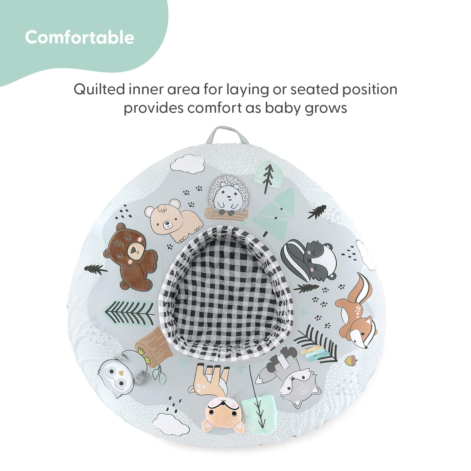 The Peanutshell Play Ring for Babies | Activity Center for Baby & Sensory Center for Sitting Up