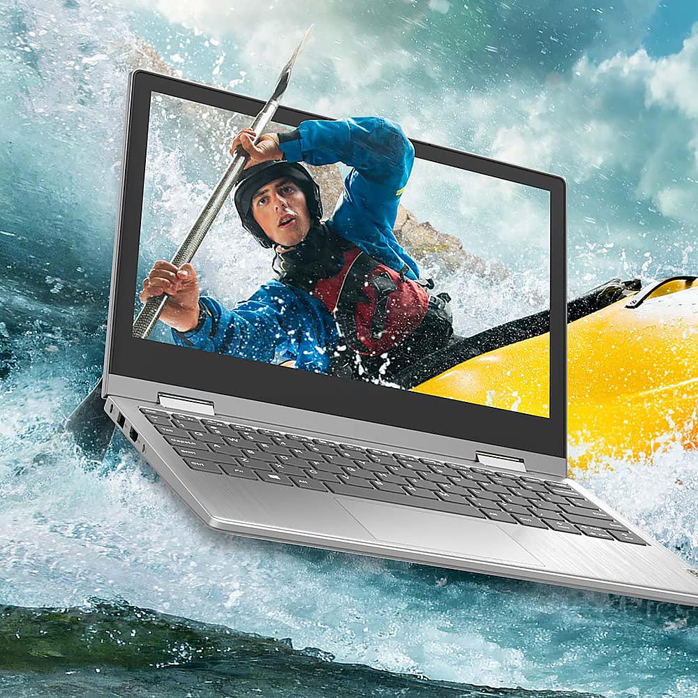Lenovo IdeaPad Flex 3 Touchscreen 2 in 1 Laptop, 11.6" FHD Small Notebook, AMD Athlon Silver 3050e(Up to 2.8GHz), 4GB RAM 256GB Storage Space(128GB SSD + 128GB Micro SD), Webcam, Windows 10 S