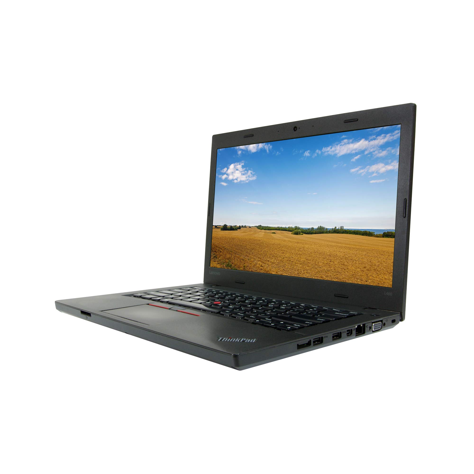 Lenovo ThinkPad L460 14in HD Laptop, Core i5-6300U 2.4GHz, 8GB RAM, 256GB Solid State Drive, Windows 10 Pro 64Bit, Webcam (Renewed)