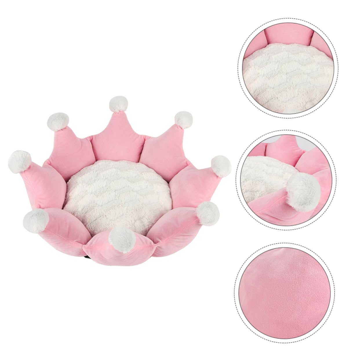 ABOOFAN Warm Pet Nest s Hort Hair House Pet Cat Bed Non-Slip Soft Fluffy Winter Pet Bed