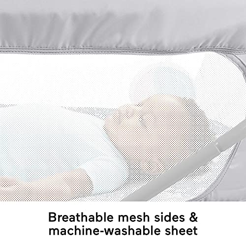 Fisher-Price Baby Crib Soothing View Vibe Bassinet Portable Cradle With Music Vibrations And Slim Fold For Travel, Moonlight Forest [Amazon Exclusive]