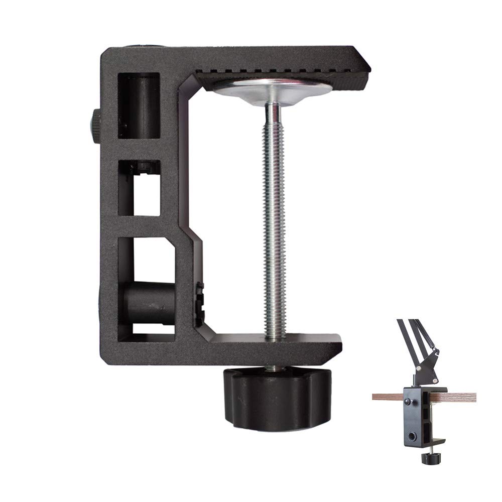 Replacement Heavy Duty C Clamp for 1/2” Base Magnifying Lamp,XINME Desk Lamp,Swing Arm Lamp,Phone Mount,I pad Mount,Tablet Holder,Mic Holder
