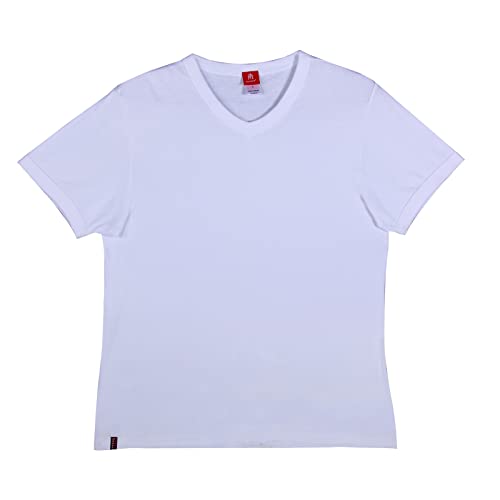 Men's Cotton Short Sleeve Pajama Tops,Short Sleeve Cotton Top,Breathable Casual Sleep Shirt Summer T-Shirt, Pack of 3 (M,B-White)