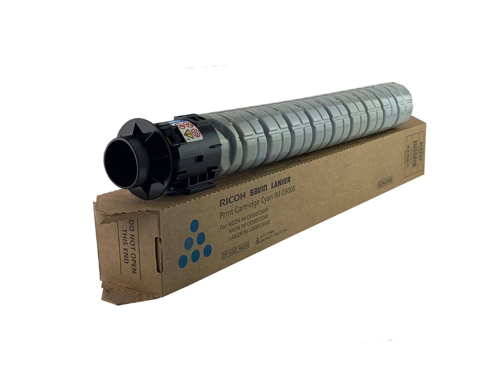 Genuine Ricoh IM C6000 Toner Cartridges 842279, 842280, 842281, 842282 (1 Set of 4)