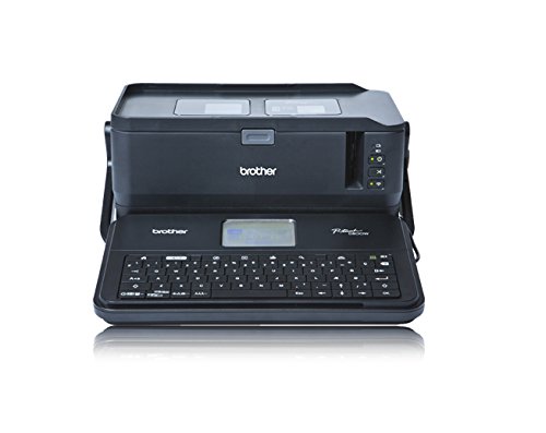 Brother P-touch Label Maker, Commercial/Lite Industrial Portable Labeler, PTD800W, Wi-Fi-Mobile-PC Connectivity, Extra-Wide Multi-Line Labeling, Links to Excel, Black