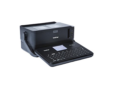 Brother P-touch Label Maker, Commercial/Lite Industrial Portable Labeler, PTD800W, Wi-Fi-Mobile-PC Connectivity, Extra-Wide Multi-Line Labeling, Links to Excel, Black