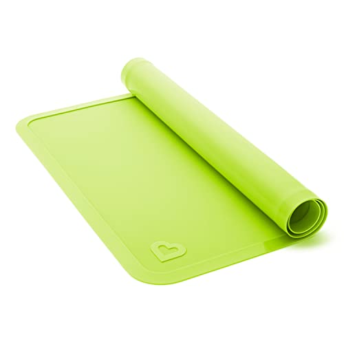 Munchkin® Spotless™ Silicone Placemats for Kids, 2 Pack, Blue/Green