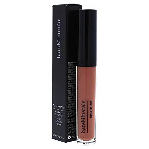 bareMinerals Gen Nude Patent Lip Lacquer Squad for Women, 0.12 Ounce