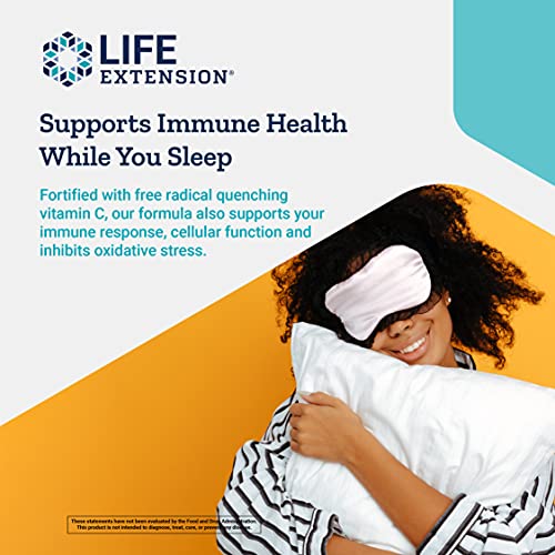 Life Extension Quiet Sleep Melatonin β Immediate-Release Melatonin Supplement with Vitamin C, B12 and Inositol β For Restful Sleep & Hormone Balance - Gluten-Free, Non-GMO β 60 Capsules