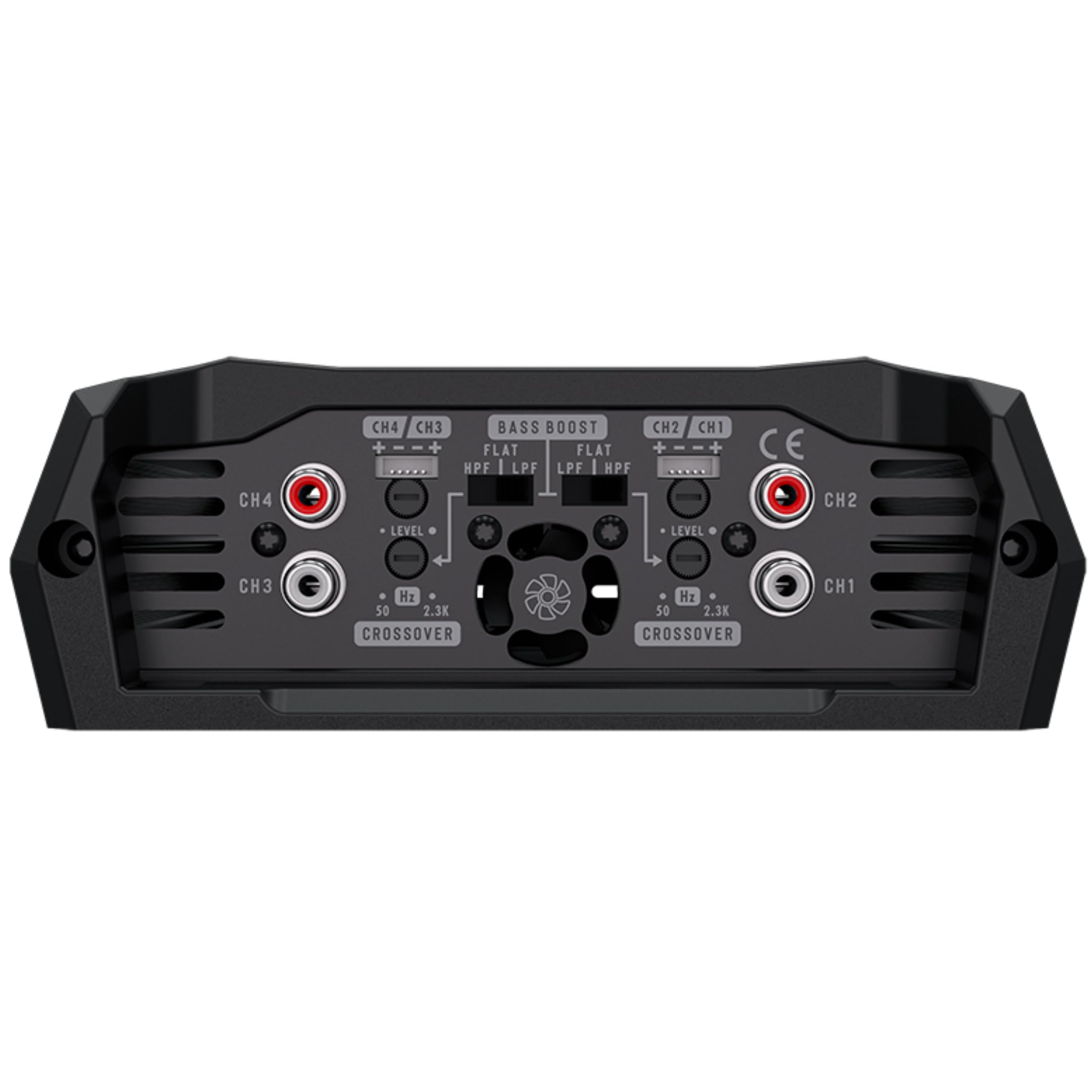 Stetsom Bravo HQ 800.4 Multichannel Car Audio Digital Amp - 2 Ohms Stable, 800 Watts RMS, 4 Independent Channels, Variable Crossover, Full Range, Car Stereo ds Bridge Speakers 800x4, RCA & High Input