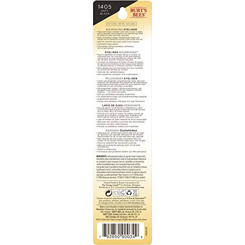 Burt's Bees Nourishing Eyeliner, Soft Black - 0.04 Ounce