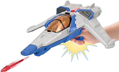 Disney and Pixar Lightyear Spaceship Toy, Imaginext Lights & Sounds XL-15 with Buzz Lightyear Figure for Pretend Play Ages 3-8 Years