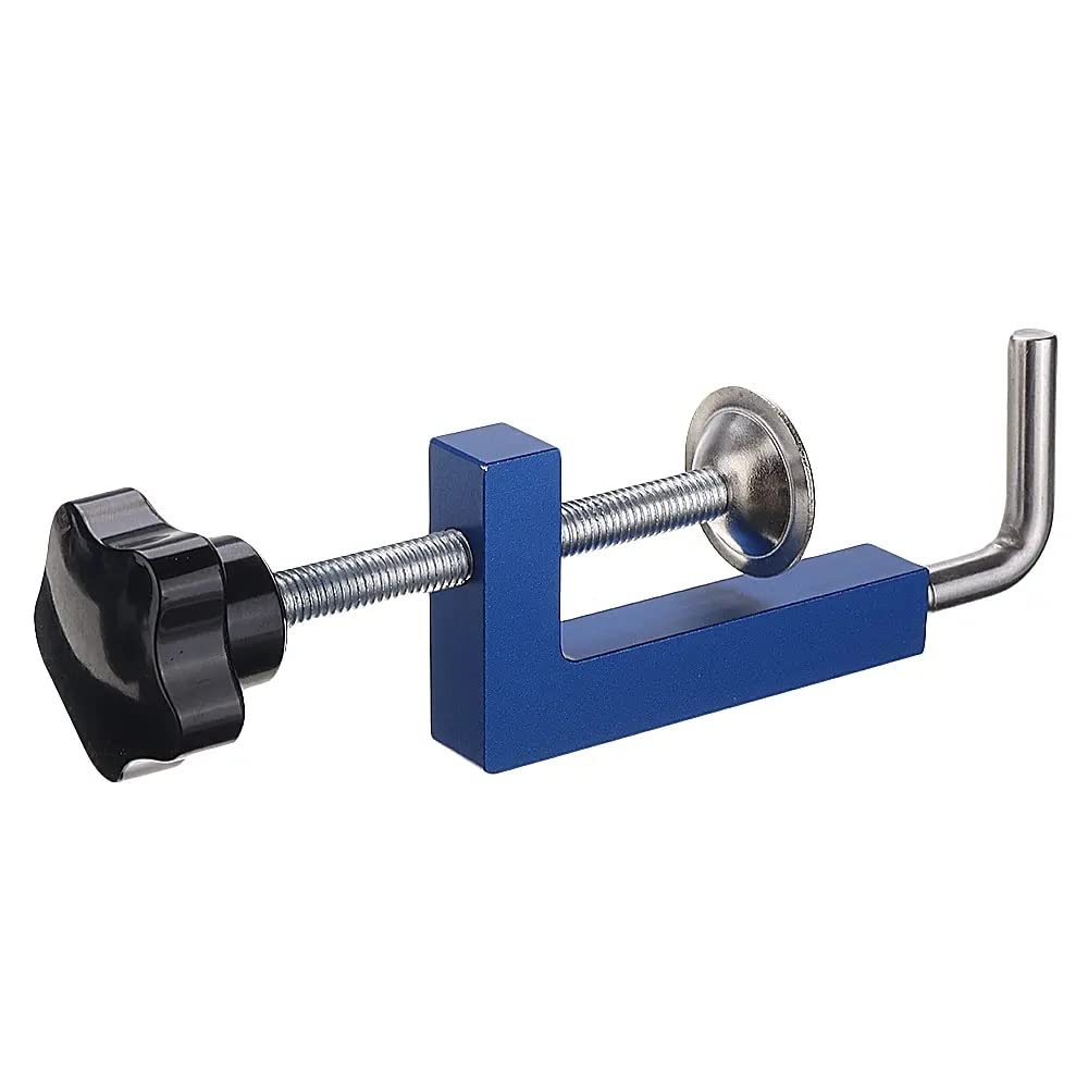 AYKONG 2Pcs Aluminum Alloy 360° Ratary Woodworking Clamp G Clip Dedicated Fixture Adjustable Frame Fast Fixed Clamp for Woodworking Benches Jig Accessories