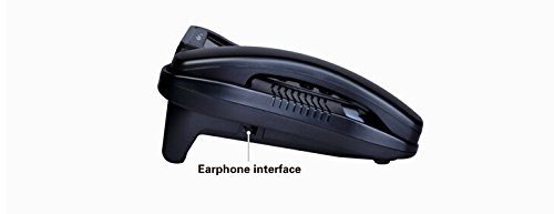 KerLiTar LK-P017B Call Center Corded Phone with Caller ID Receiver and Monaural Headset Noise Canceling Microphone