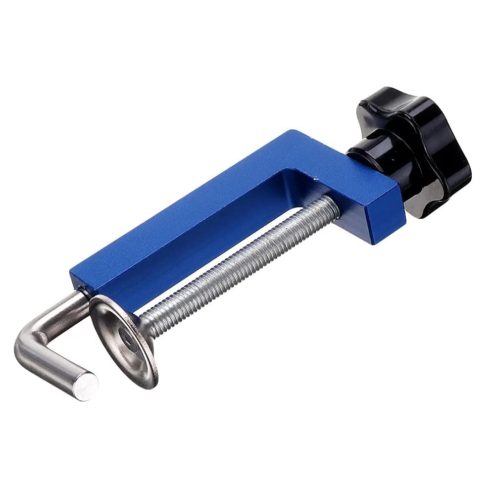 AYKONG 2Pcs Aluminum Alloy 360° Ratary Woodworking Clamp G Clip Dedicated Fixture Adjustable Frame Fast Fixed Clamp for Woodworking Benches Jig Accessories