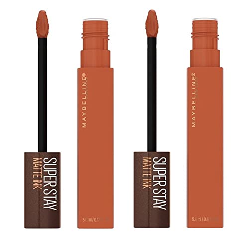 Maybelline York Pack of 2 SuperStay Matte Ink Liquid Lipstick, Caramel Collector # 265, 0.17 Fl Oz (Pack of 2)