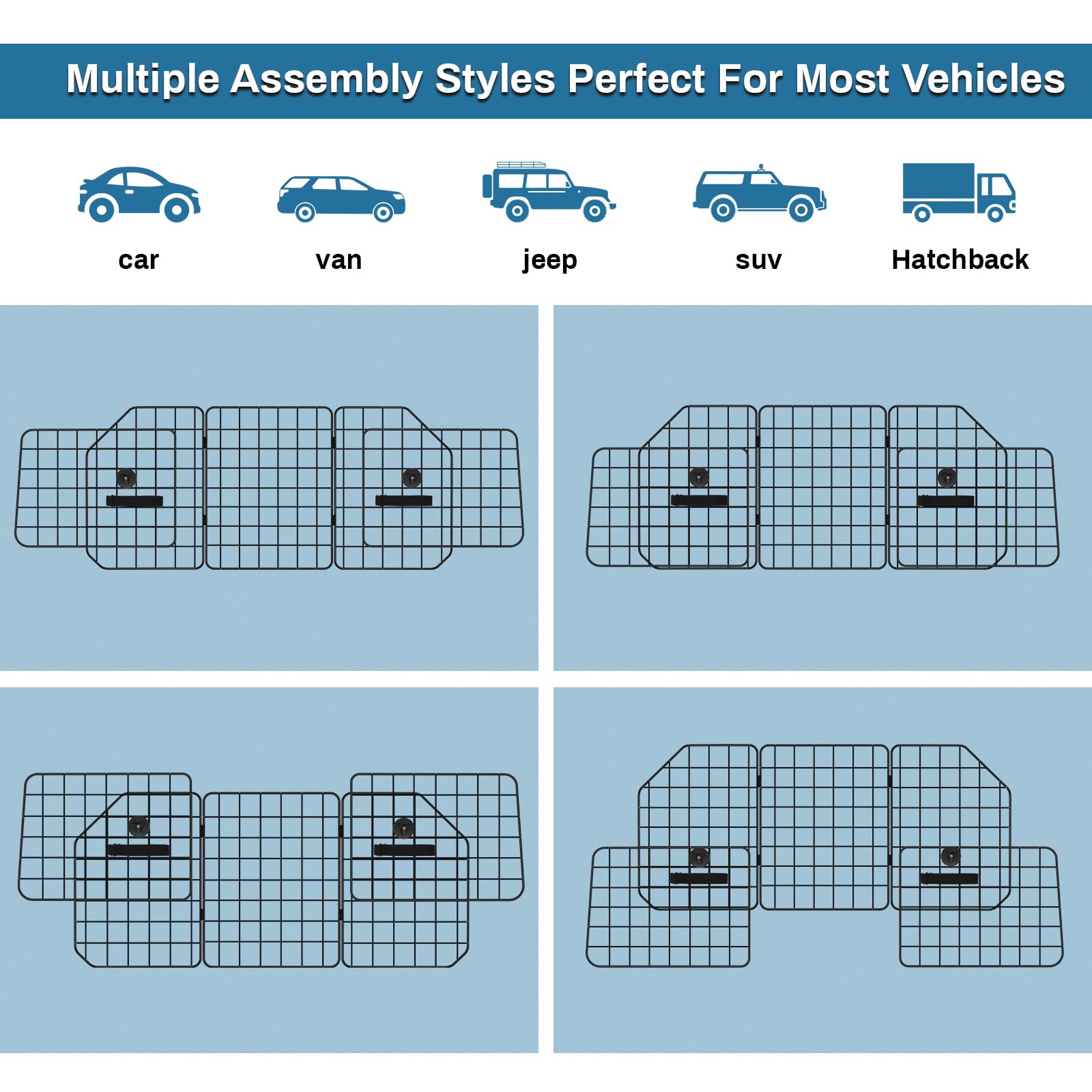 Sunexinlo Dog Car Barriers for SUV