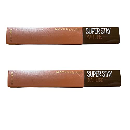 Maybelline York Pack of 2 SuperStay Matte Ink Liquid Lipstick, Caramel Collector # 265, 0.17 Fl Oz (Pack of 2)