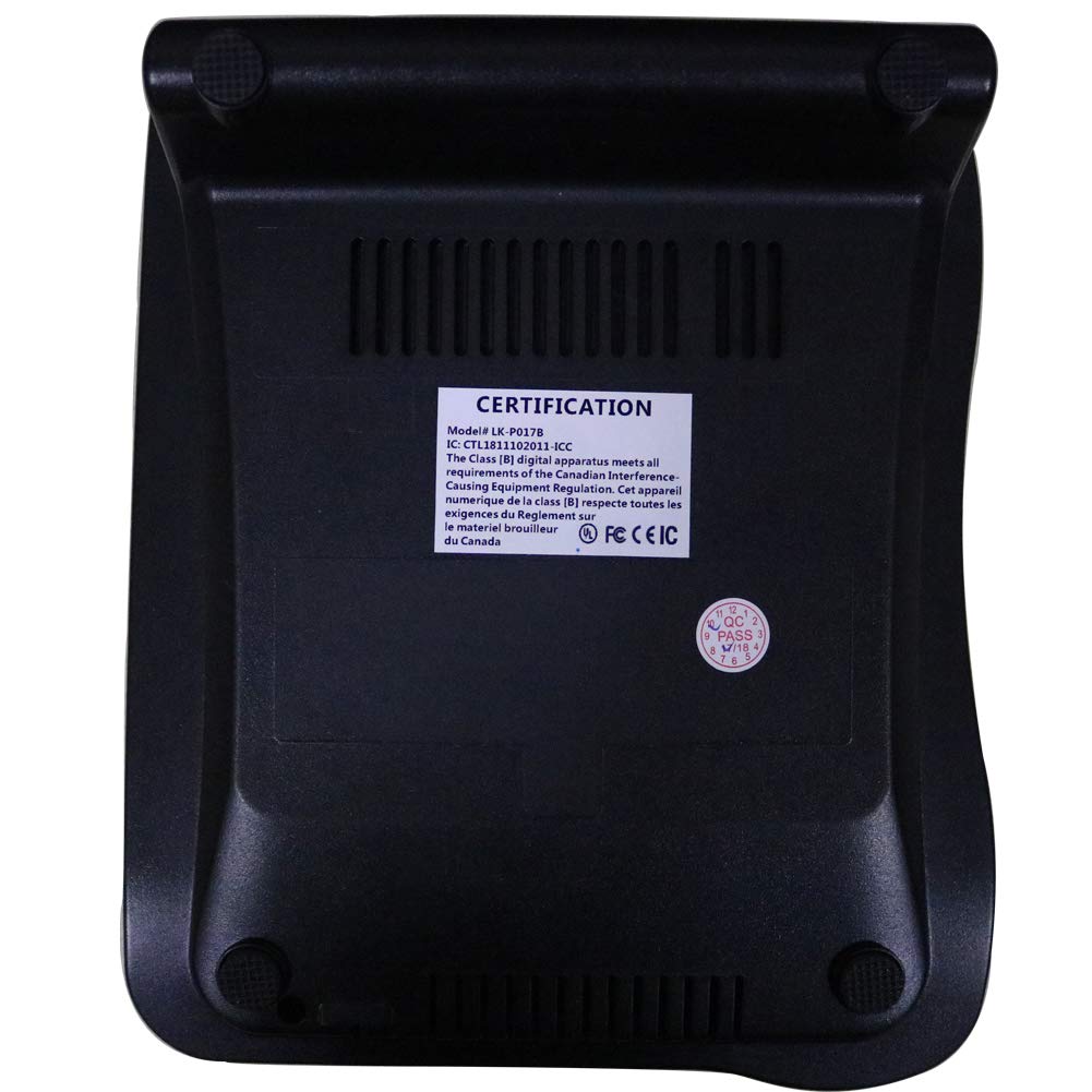 KerLiTar LK-P017B Call Center Corded Phone with Caller ID Receiver and Monaural Headset Noise Canceling Microphone