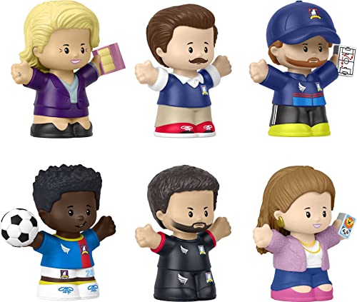 Little People Collector Ted Lasso Special Edition Set In Display Gift Box For Adults & Fans, 6 Figures