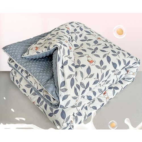 AOPPLSOT Winter Comforter Queen Size, Heavy Warm Quilt for Winter, Fluffy Quilts, Cotton+ Fiber, Thickened Winter Blanket,M,150 * 200cm 3kg
