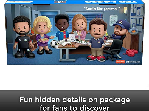 Little People Collector Ted Lasso Special Edition Set In Display Gift Box For Adults & Fans, 6 Figures