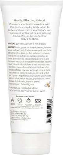 Burt's Bees Baby Nourishing Lotion, Calming Baby Lotion - 6 Ounce Tube