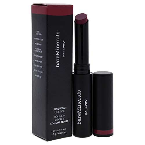 Bare Escentuals Barepro Longwear Lipstick Petunia for Women, 0.07 Oz