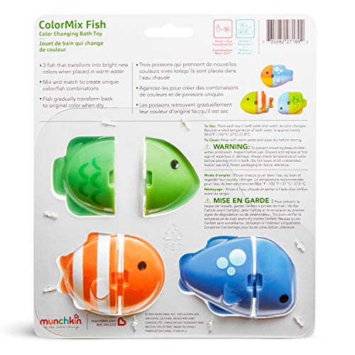 Munchkin® ColorMix Fish™ Color Changing Baby and Toddler Bath Toy