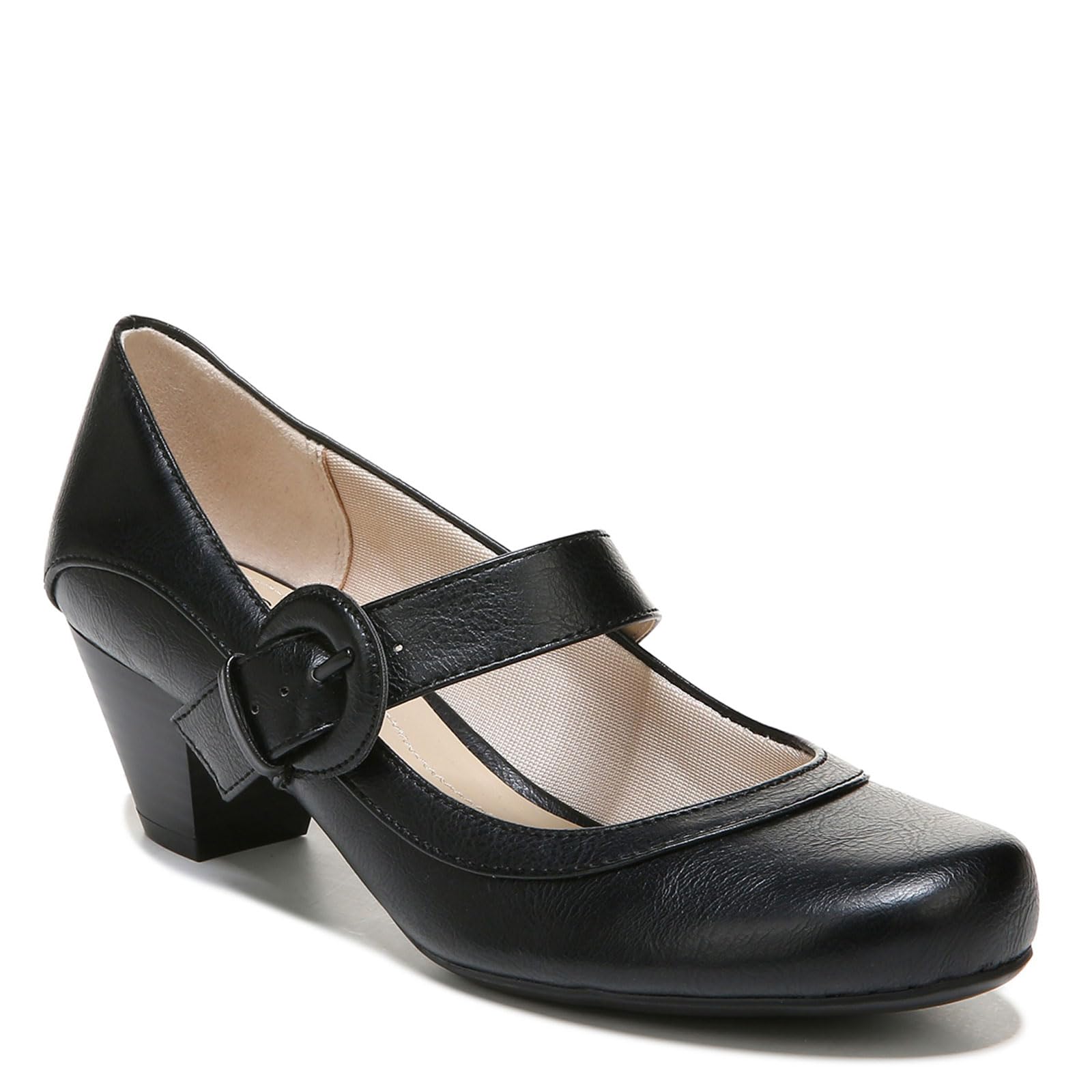 LifeStride Women's ROZZ Shoe, black, 6.5 M US