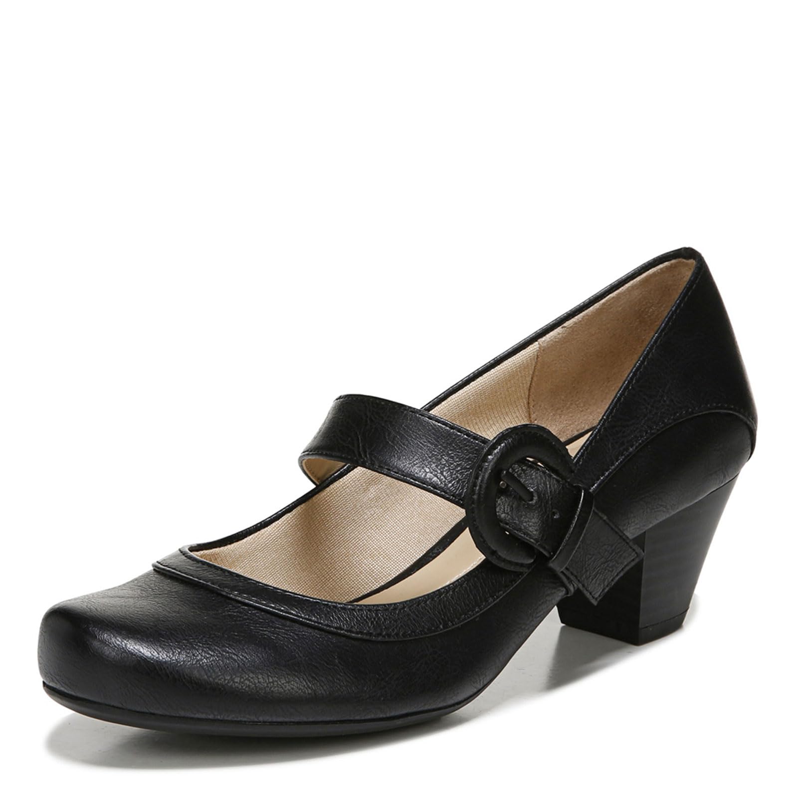 LifeStride Women's ROZZ Shoe, black, 6.5 M US