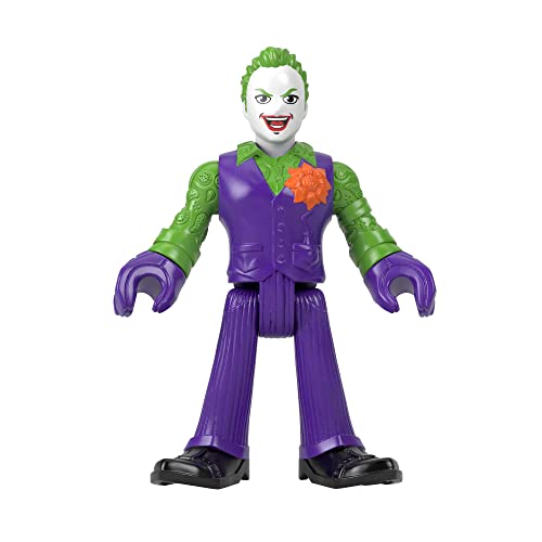 Imaginext DC Super Friends The Joker Insider & Laffbot 12-Inch Robot with Lights & Sounds Plus Figure for Ages 3+ Years