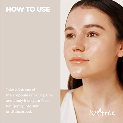 Isntree TW-Real BIFIDA Korean Face Collagen Ampoule 1.69 fl. oz. for Aging, Dry Skin Type - Reduce Fine Lines, Dull Spots, β, Hydrating, Moisturizing Ample Serum