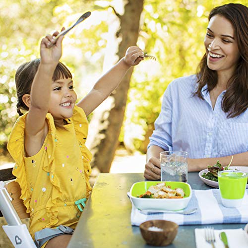 Munchkin® Polish™ Stainless Steel Toddler Fork, Knife and Spoon Utensil Set, 3 Piece
