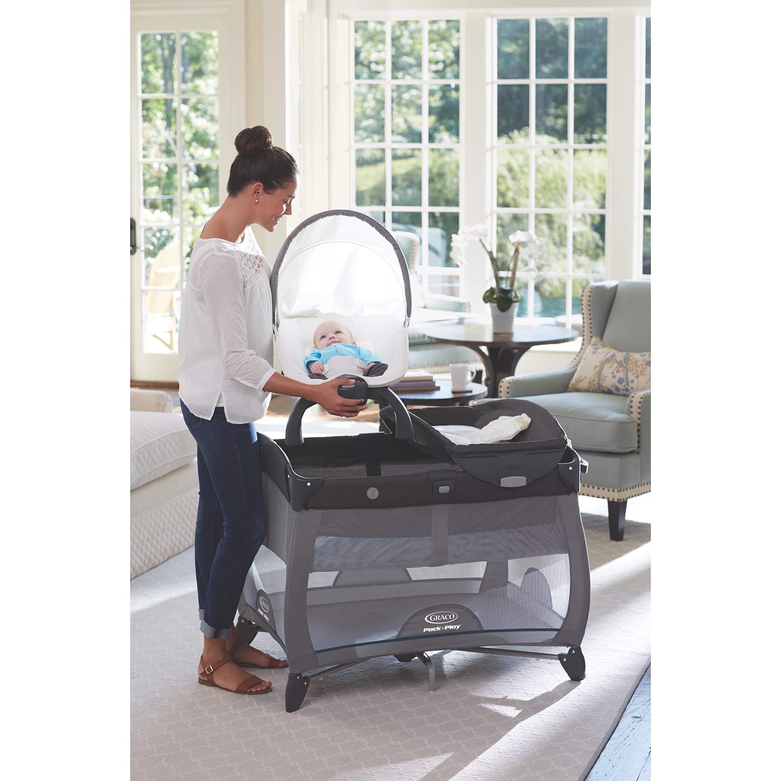 Graco Pack 'n Play Quick Connect Portable Seat, Darcie