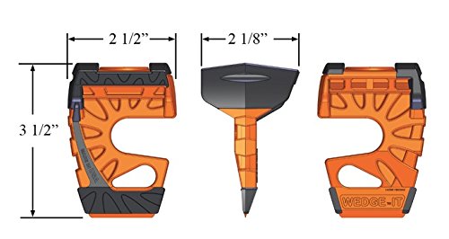 Wedge-It WEDGE-IT-2 The Ultimate Door Stop, Orange