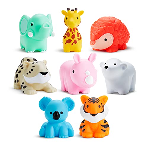 Munchkin® Wild™ Animal Baby and Toddler Bath Toy Squirts, 8 Pack