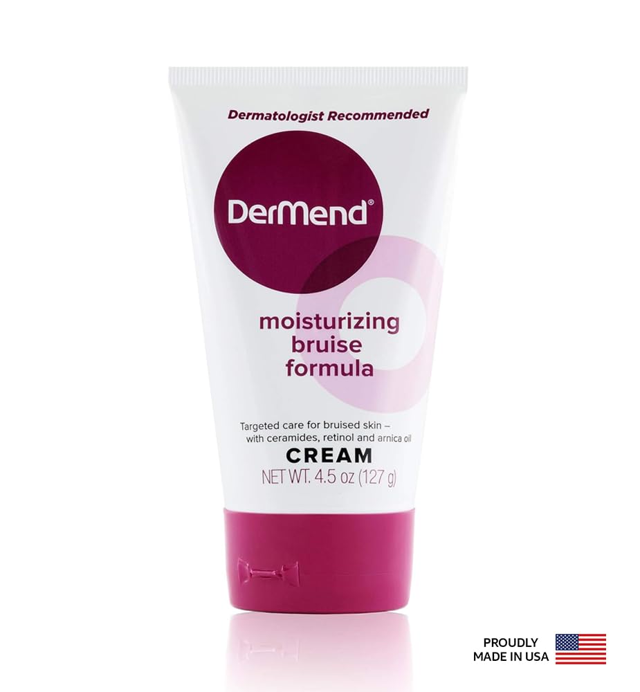 Dermend Moisturizing Arnica Montana Bruise Cream: Vitamin K Moisturizer Formula to Reduce the Appearance of Bruising - Restore, Rejuvenate & Repair Thin, Bruised Skin on Arms, Legs & Hands - 4.5 Oz