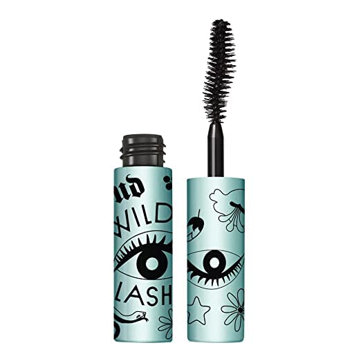 Urban Decay Wild Lash Plant-Powered Volumizing Mascara, Travel Size - Black - 16HR Wear, Smudge, Transfer & Flake Resistant - Vegan Formula with Sunflower Seed, Avocado & Coconut Oil