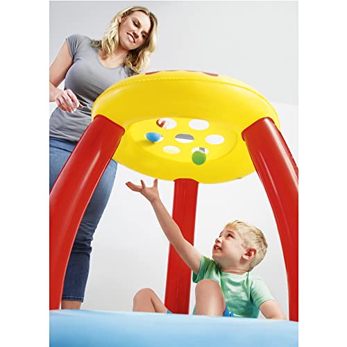 Fisher-PriceĀ® Animal Friends Ball Pit -Inflatable, Indoor/ Outdoot Use, 35x33in, Includes 15 Play Balls, Preschool Ages 2+