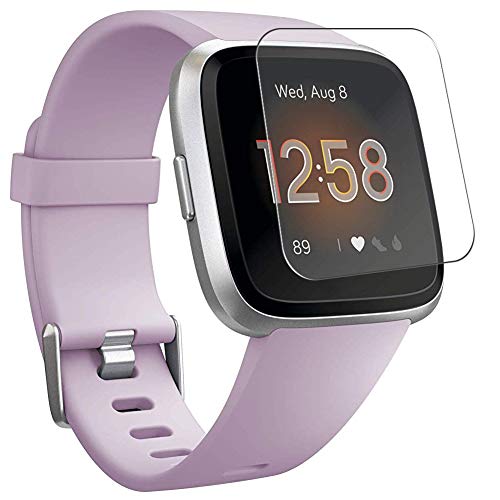 Puccy 3 Pack Screen Protector Film, compatible with Fitbit Versa Lite TPU Guard ( Not Tempered Glass Protectors )