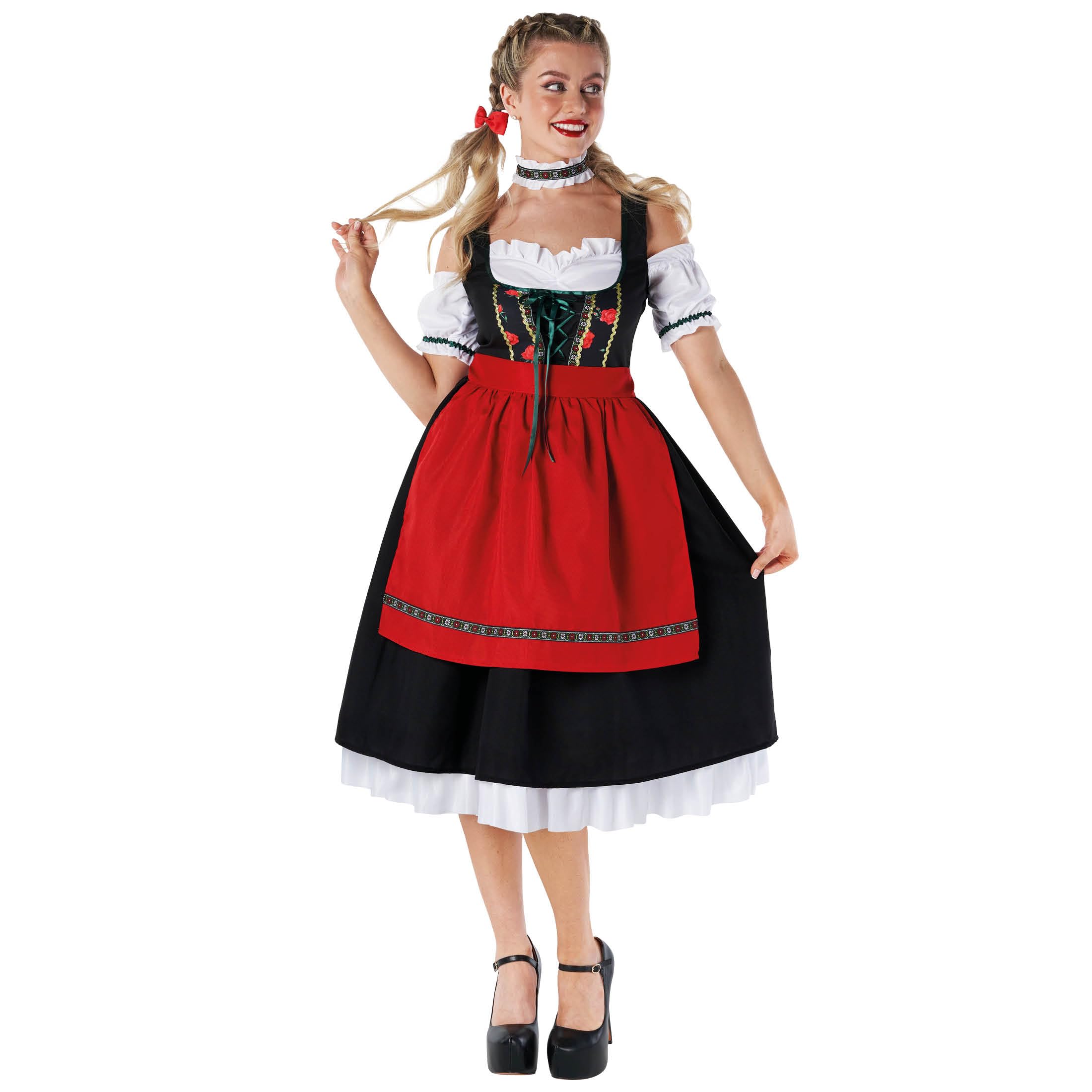 Morph October Festival Costume for Women Oktoberfest German Costume Women Dirndl Costume German Beer Maiden Girl Costumes, XX-Large