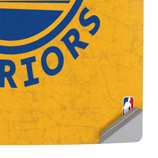 Skinit Decal Gaming Skin Compatible with PS5 Console - Officially Licensed NBA Golden State Warriors Distressed Design