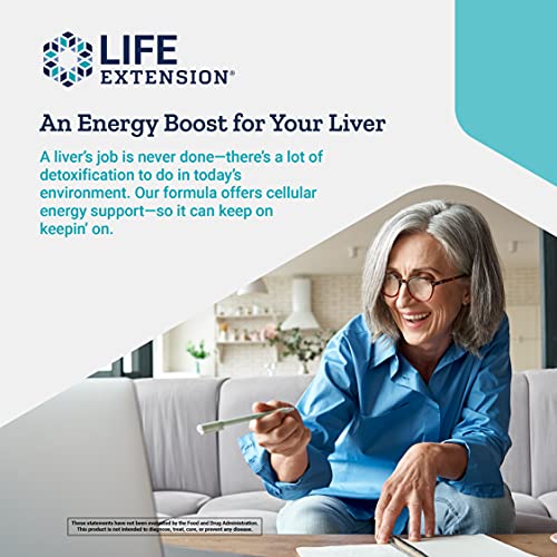 Life Extension Liver Efficiency Formula – Healthy Liver Function Support Supplement with Schisandra Extract and SOD - Once Daily – Gluten-Free, Non-GMO, Vegetarian – 30 Capsules