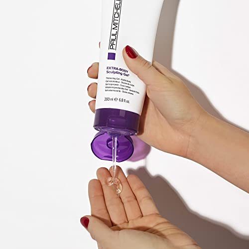 Paul Mitchell Extra-Body Sculpting Gel, Thickens + Builds Body, For Fine Hair, 6.8 Fl Oz