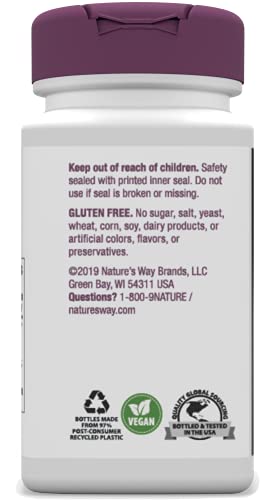 Nature's Way Standardized Milk Thistle, Liver Function Support*, 60 Vegan Capsules
