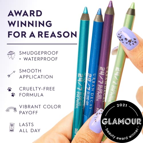 URBAN DECAY 24/7 Glide-On Eyeliner Pencil, Perversion - Blackest-Black with Matte Finish - Award-Winning, Waterproof Eyeliner - Long-Lasting, Intense Color