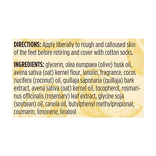 Foot Cream, Burt's Bees Moisturizing Lotion for Dry Skin, with Coconut Oil & Vitamin E, All Natural, 4.34 Ounce (Pack of 3) (Packaging May Vary)